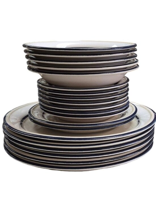 Ranmaru | Dining | Ranmaru Stoneware Trend White Dinnerware Set 2 ...